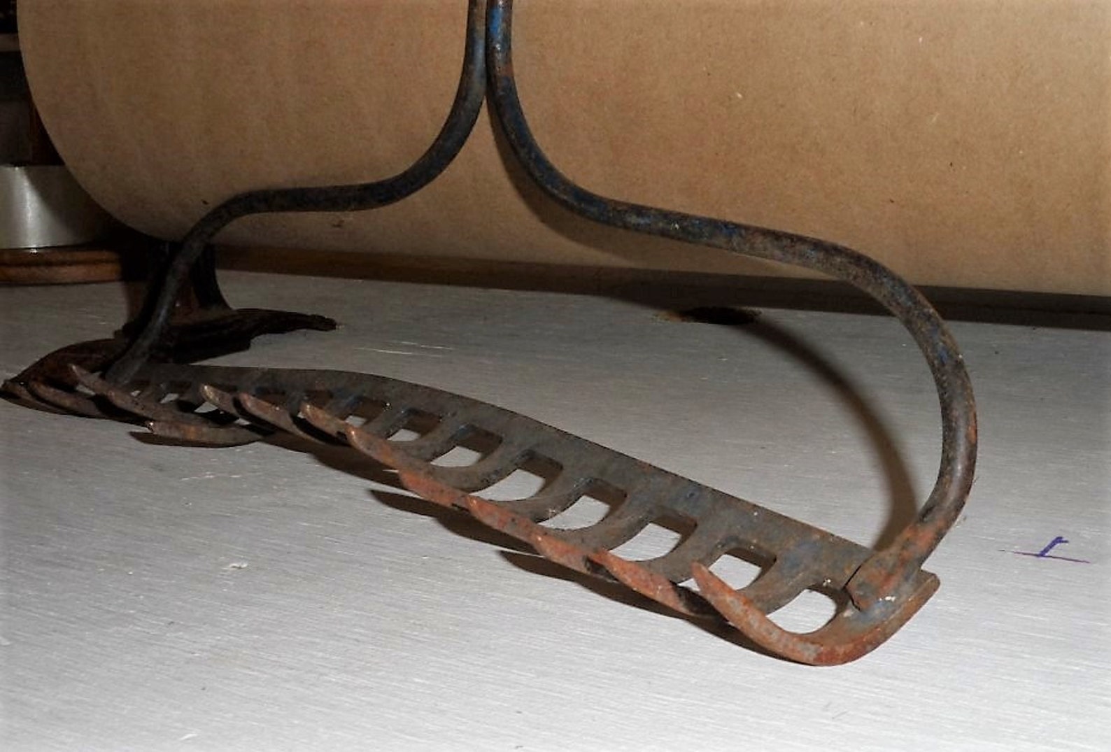 Rusty Metal Iron RAKE HEAD-Aged to Perfection-Home | Etsy