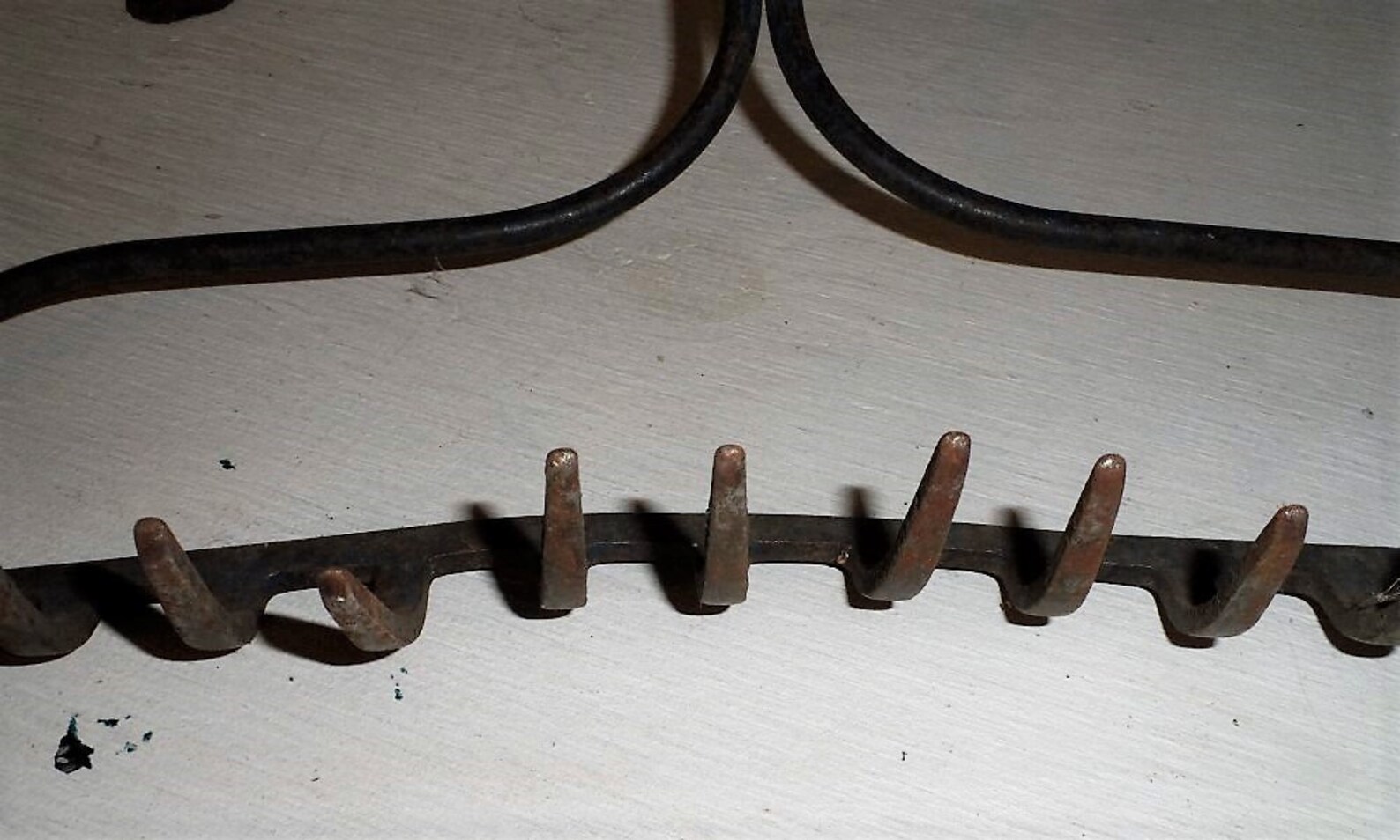 Rusty Metal Iron RAKE HEAD-Aged to Perfection-Home | Etsy