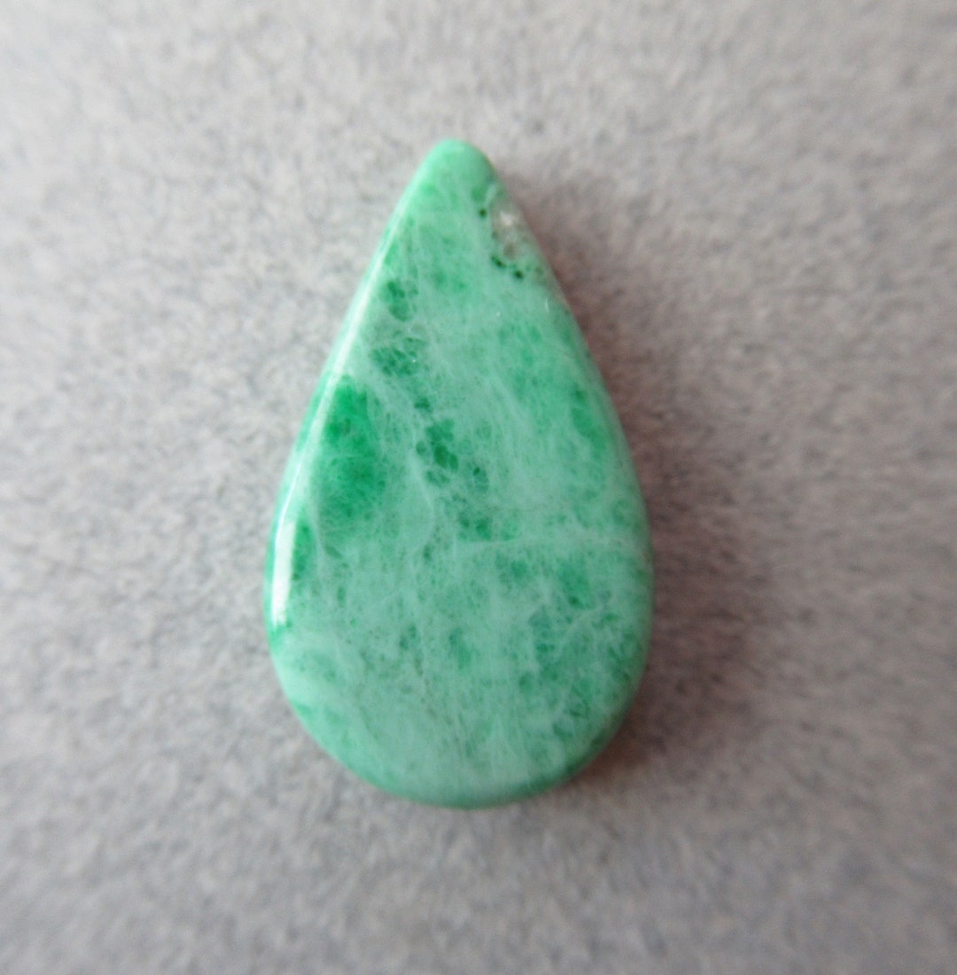 Jade Jadeite Imperial Jade Cabochon Teardrop Pendant or Ring Stone ...