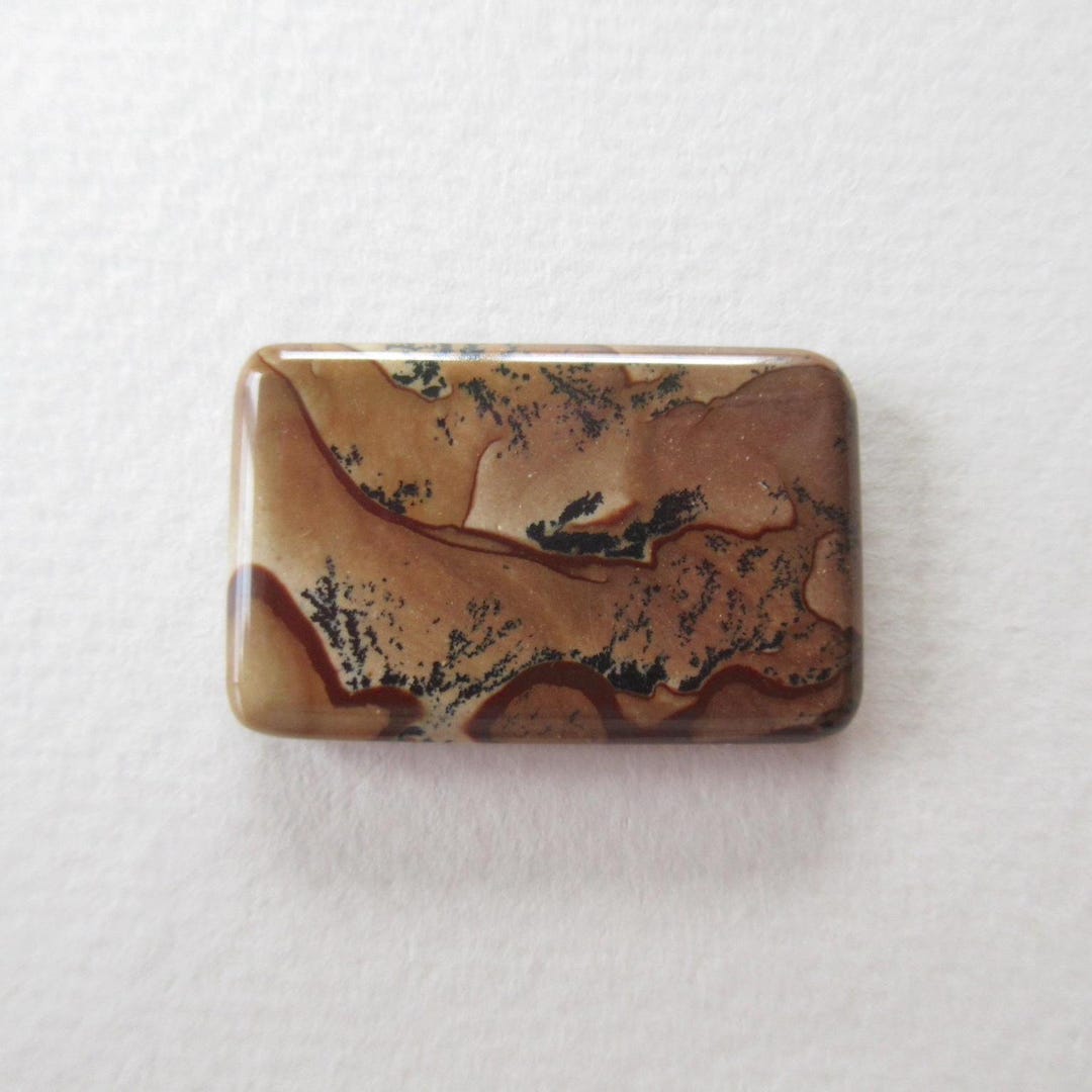Deschutes Picture Jasper Cabochon Scenic Landscape Rectangle Jasper ...