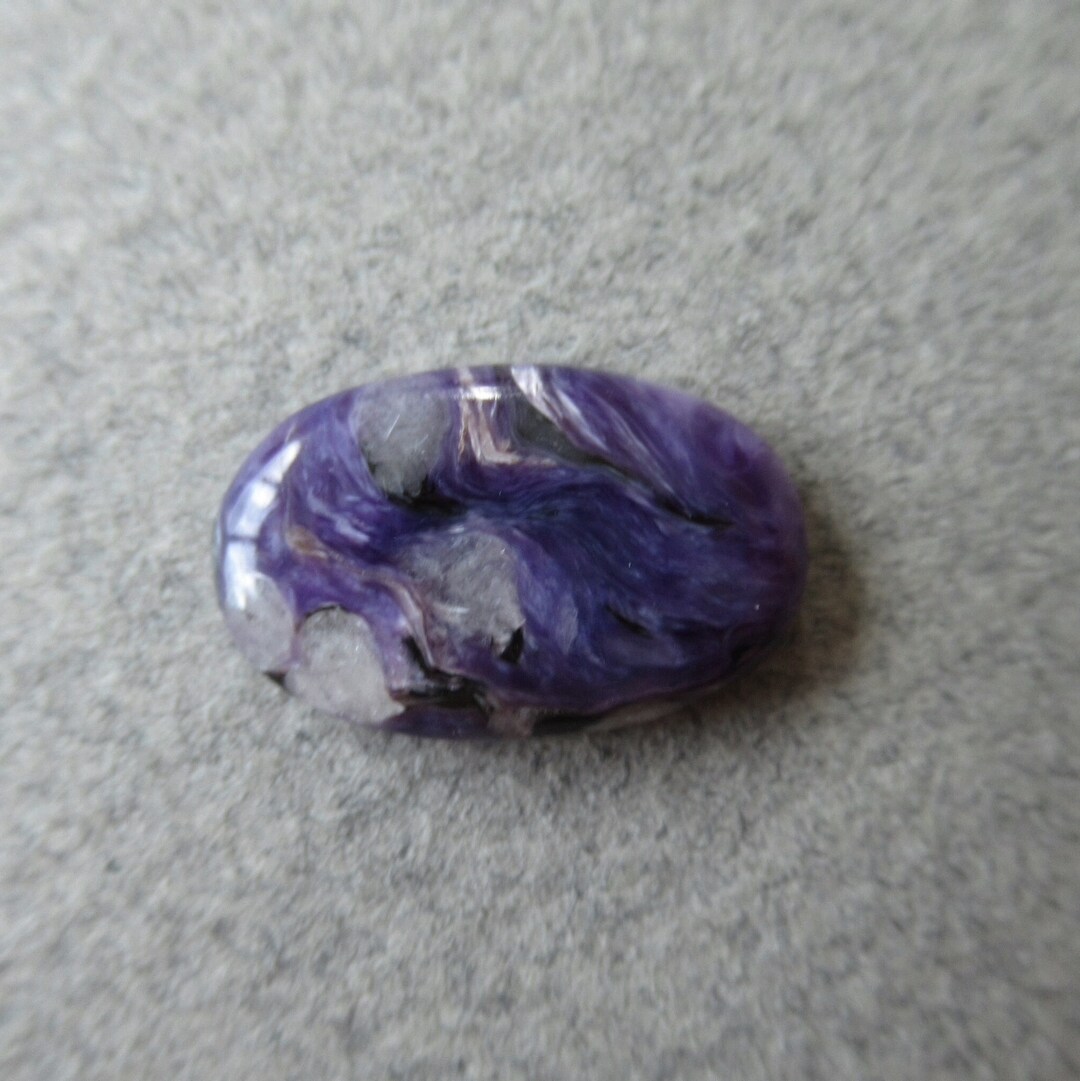 Charoite Small Purple Cabochonring Stone or Accent Stone Chara River ...