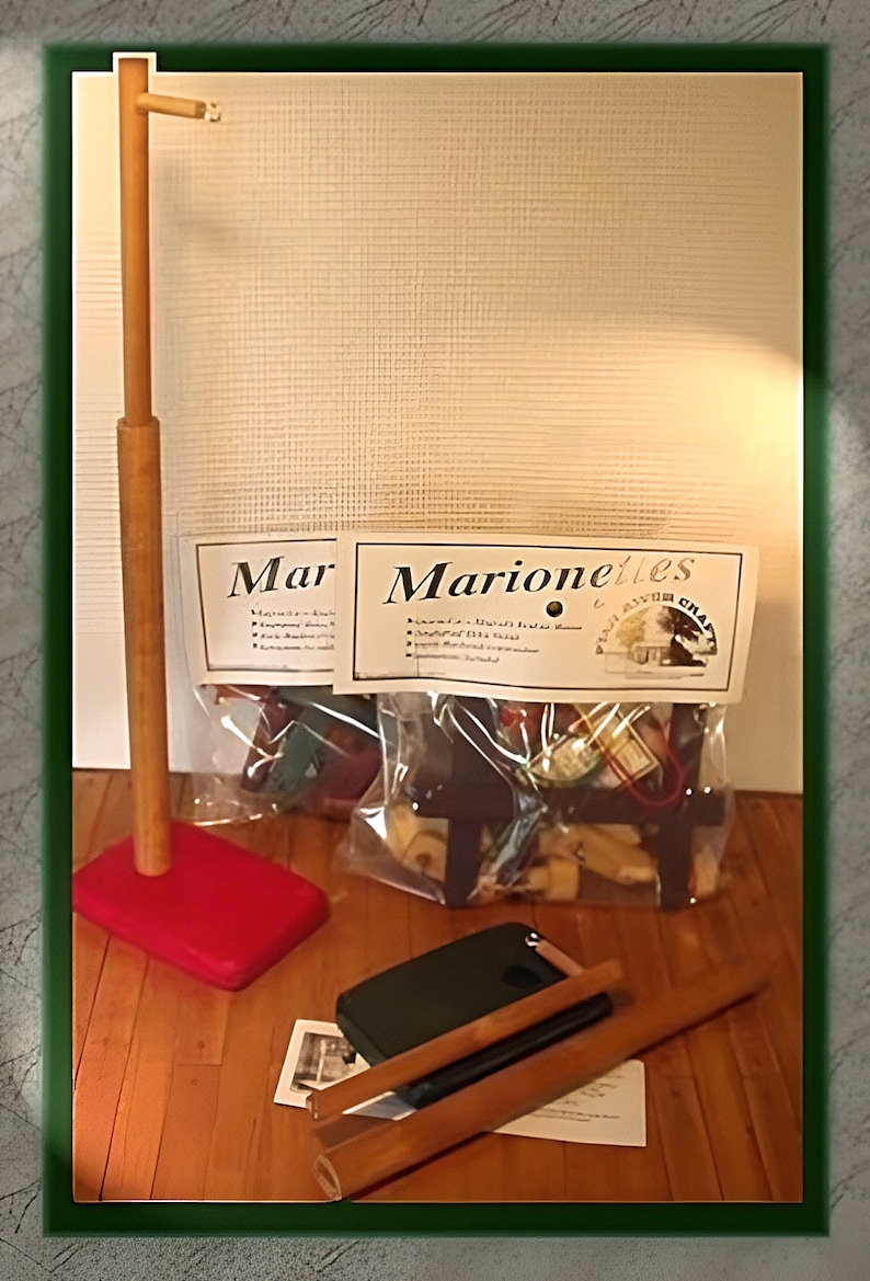 Marionette Kit - DIY Craft Kit - Wooden Action Figure Kit Project - Etsy