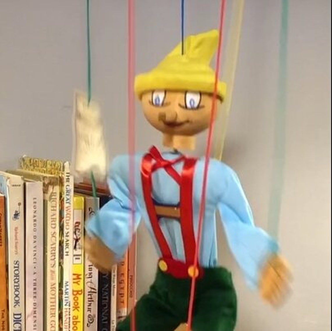 Animated Pinocchio A Marionette Wooden Action Toy - Etsy