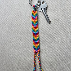 Chevron Keychain/friendship Keychain - Etsy