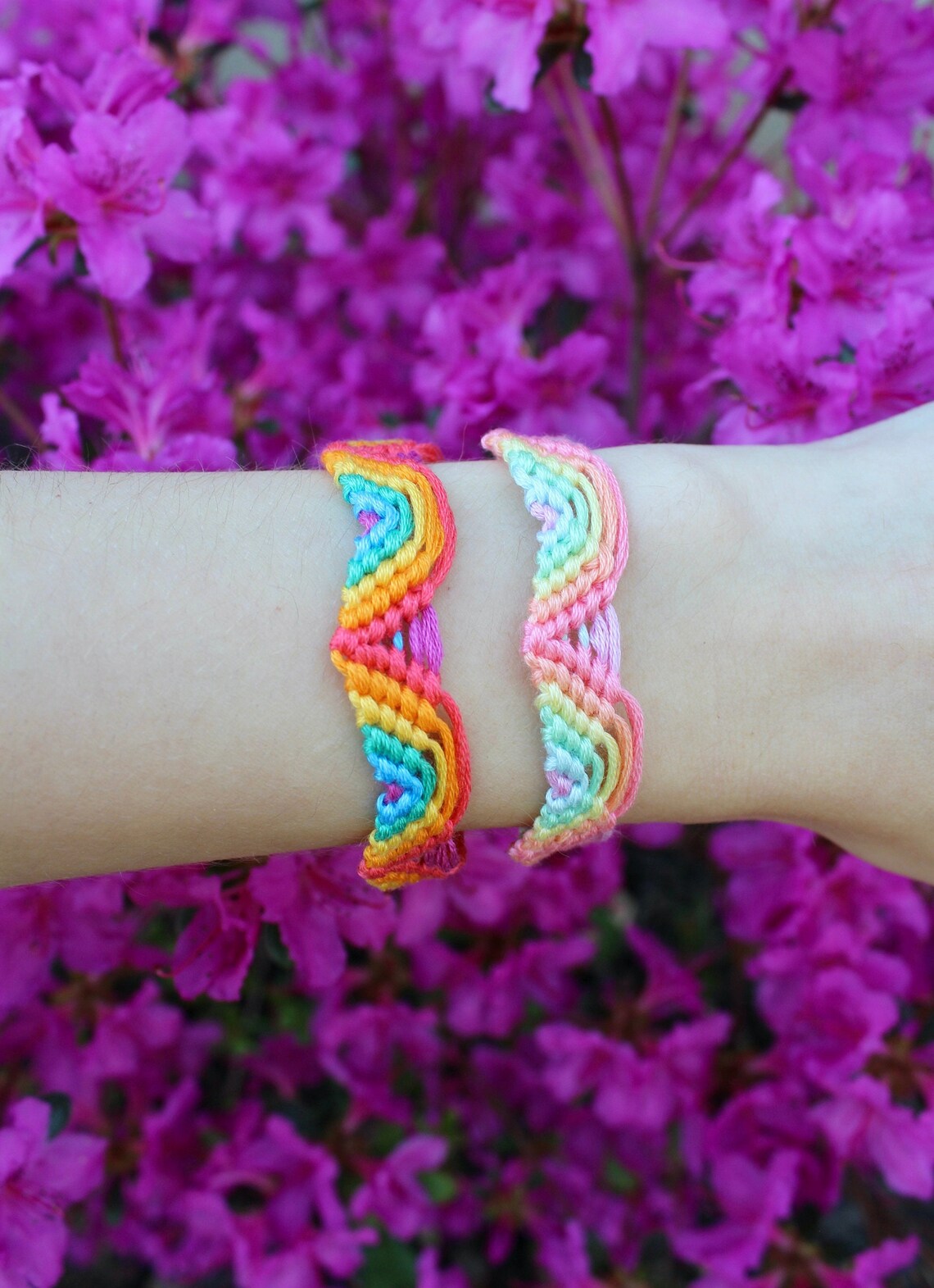 Rainbow Friendship Bracelet - Etsy