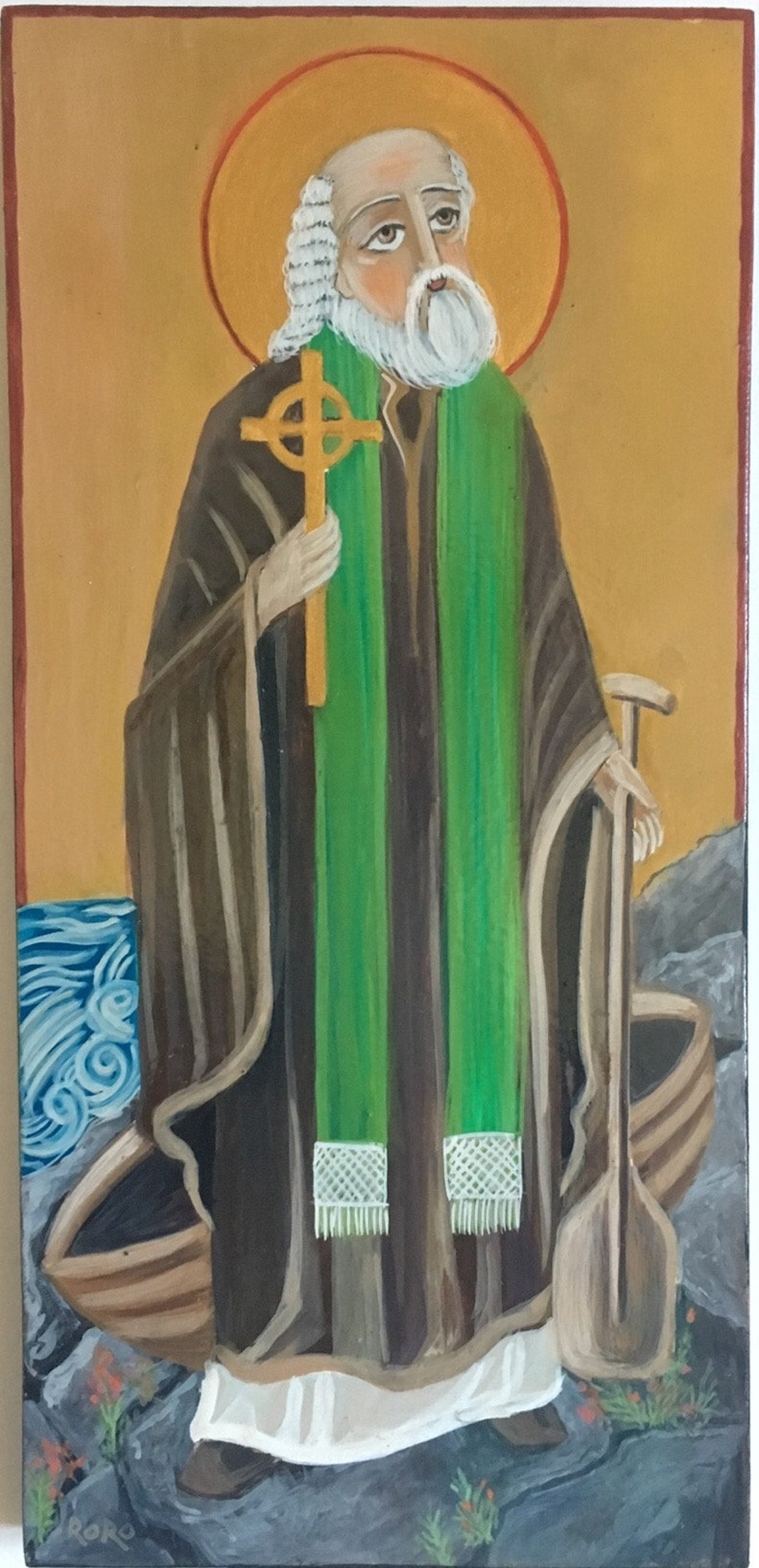 St. Brendan of Ireland Icon - Etsy