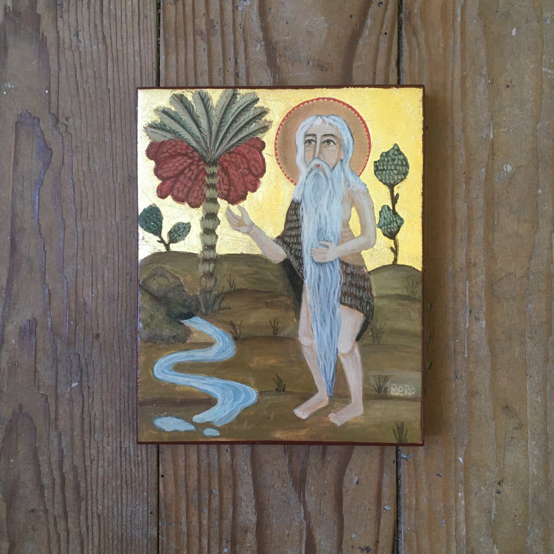 St. Abba Nofer the Anchorite Egyptian Coptic Iconography - Etsy