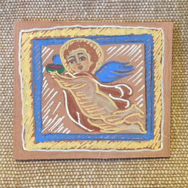 Angel Coptic Icons - Etsy