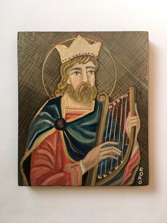 King David Coptic Icon | Etsy