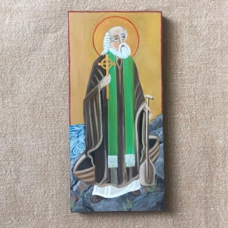 St. Brendan of Ireland Icon - Etsy