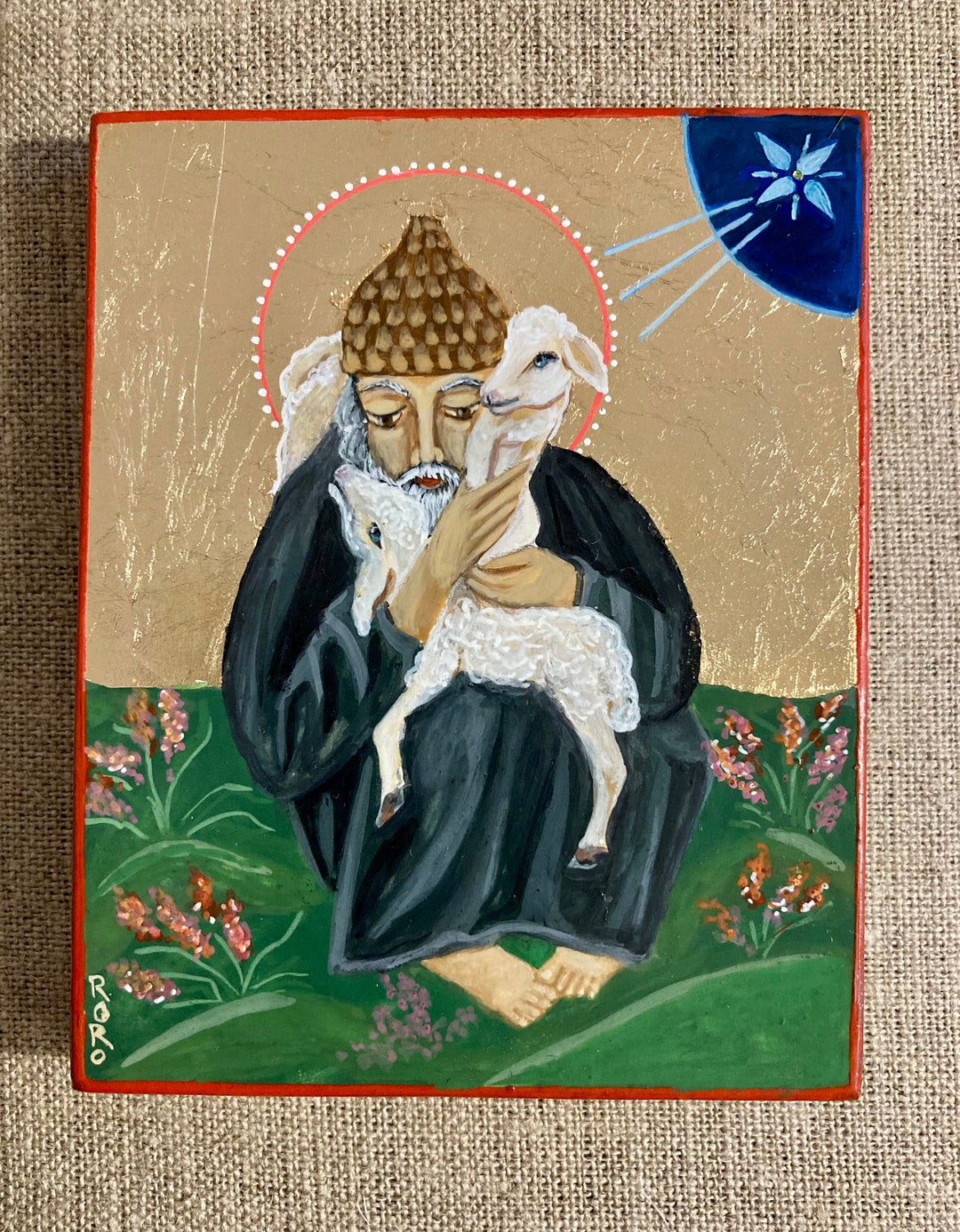 St. Spyridon of Trimythous, Hand Painted Icon - Etsy