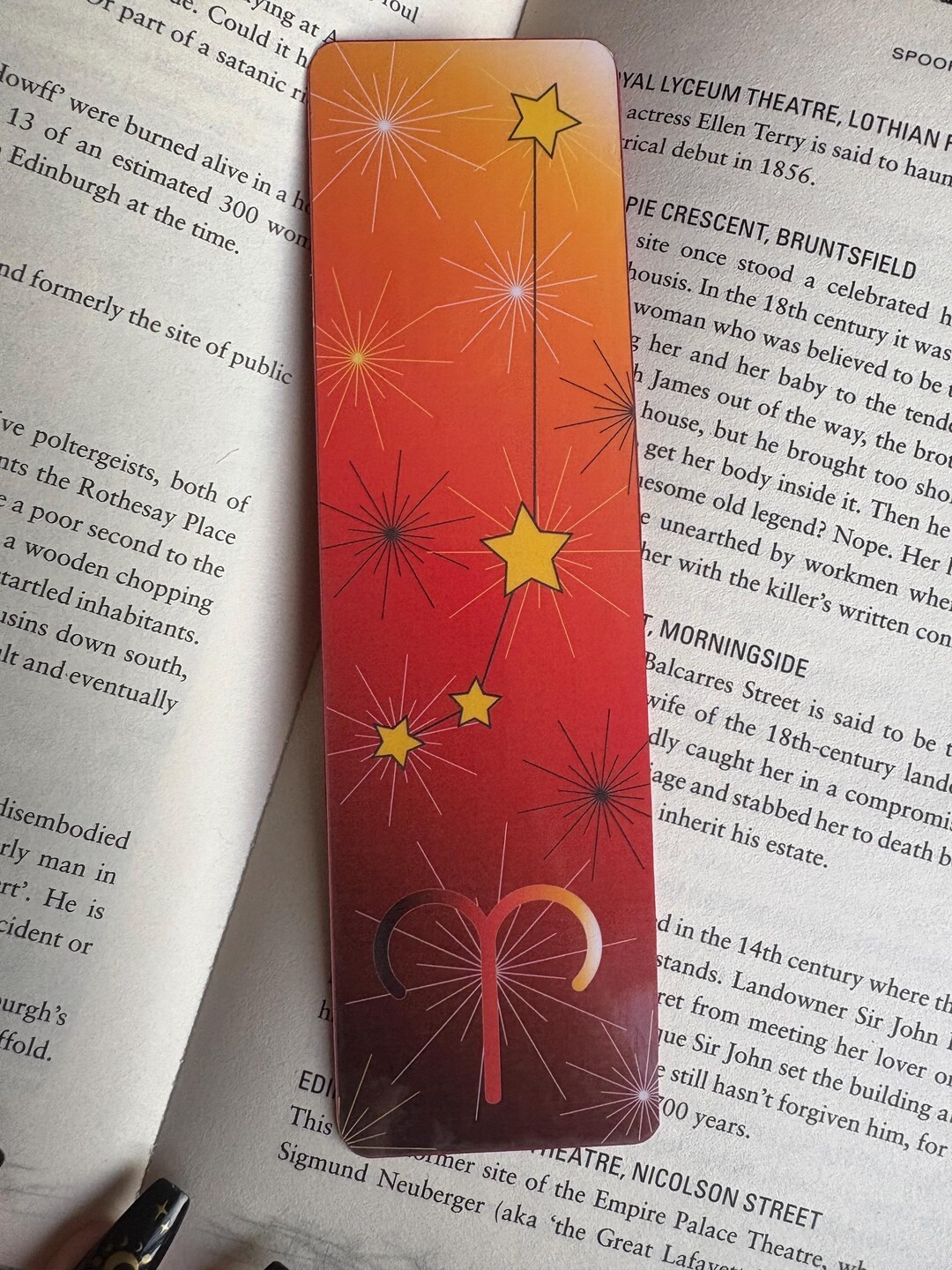 Aries Zodiac Bookmark | Constellation Bookmark | Astrology Gift for ...