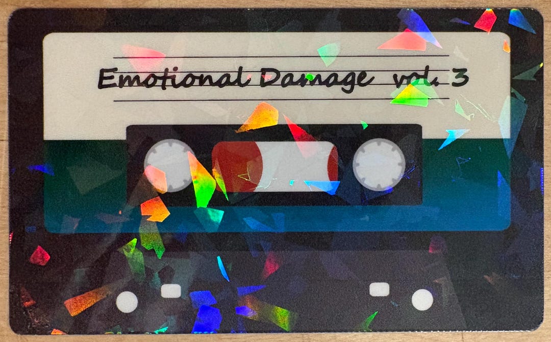 Emotional Damage Cassette Tape Sticker - Etsy