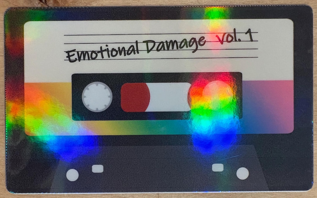 Emotional Damage Cassette Tape Sticker - Etsy