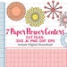 Paper Flower Centers SVG File - Stamen Cutting Files for Paper Flower ...