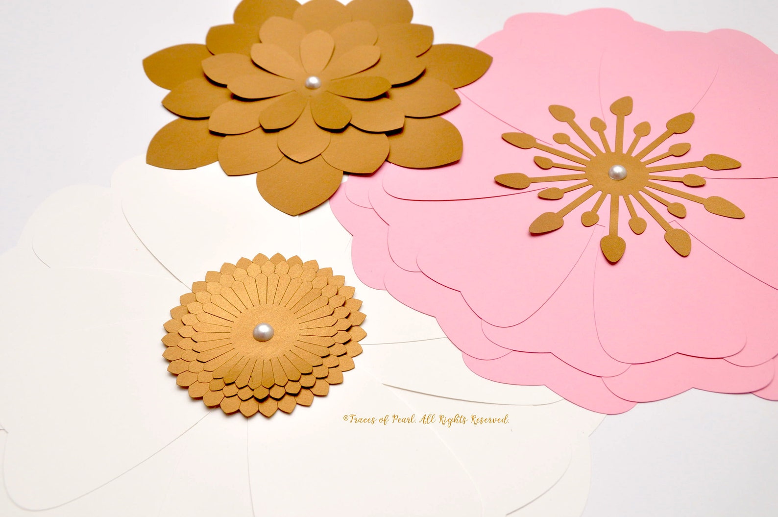 Paper Flower Centers SVG File Stamen Cutting Files for Paper - Etsy