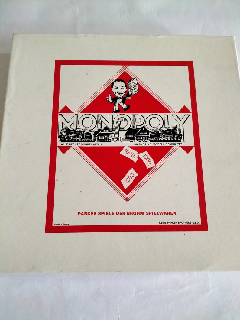 Vintage Monopoly Parker - Etsy