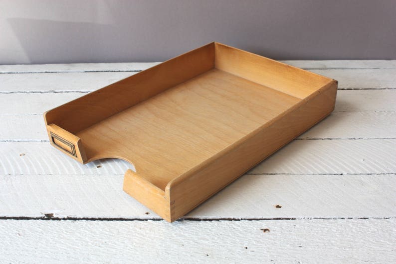 Antique Paper Sorter Tray Wooden Office Desk Organizer - Etsy