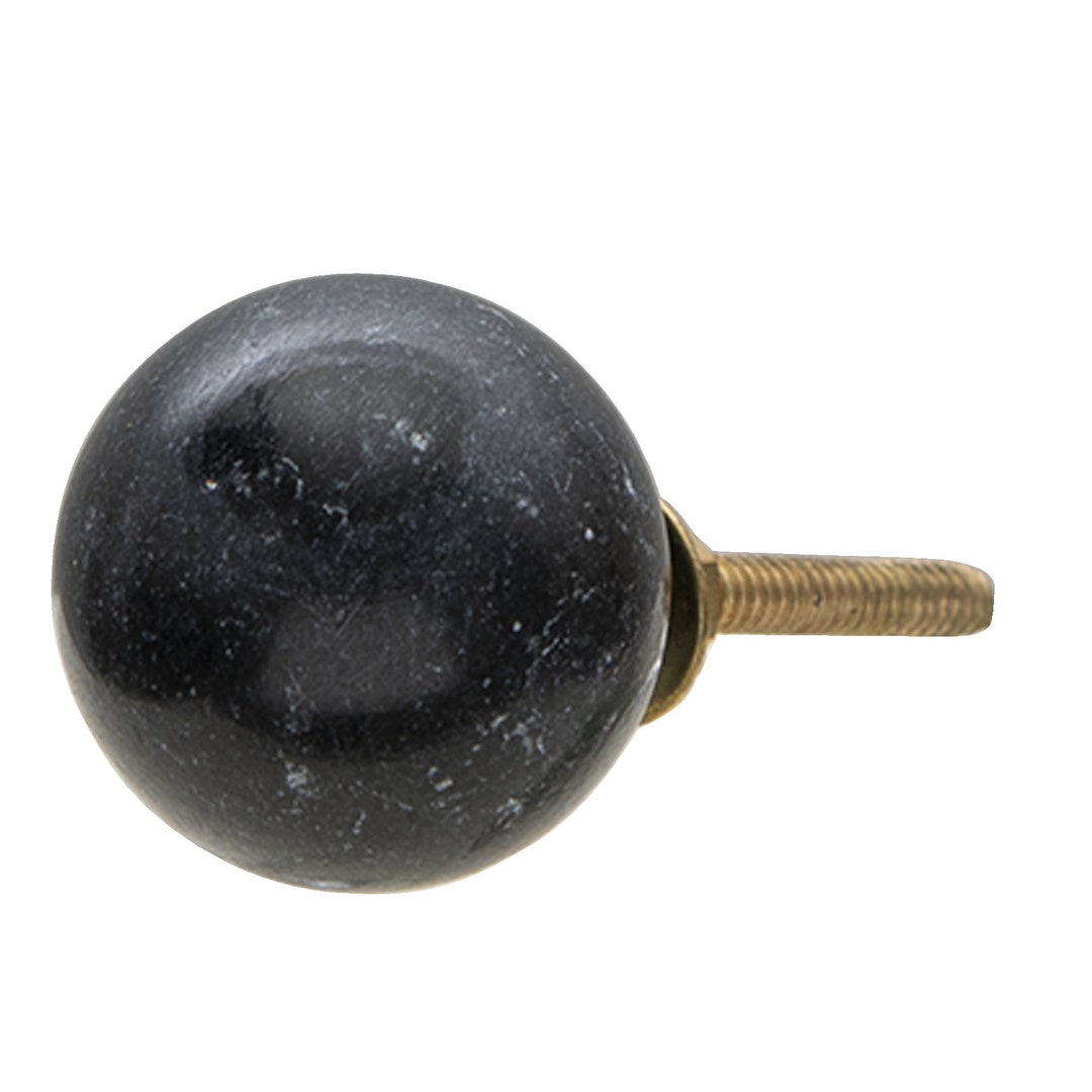 Stone Door Knob Ball, Marble Drawer Pull - Etsy