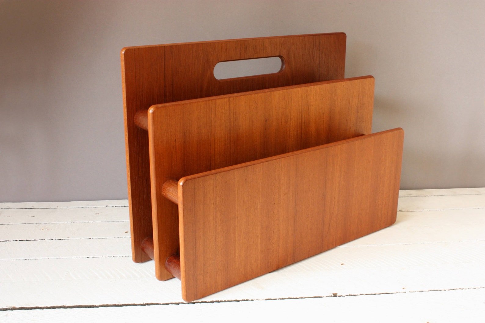 Danish Newspaper Magazine Stand Wood Newspaper Magazine Rack - Etsy