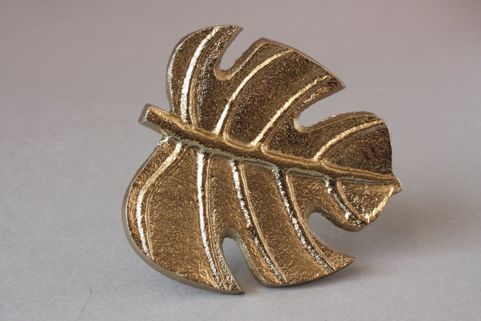 Monstera Door Knob 4.72", Leaf Handle for Chest of Drawers, Jungle Door ...