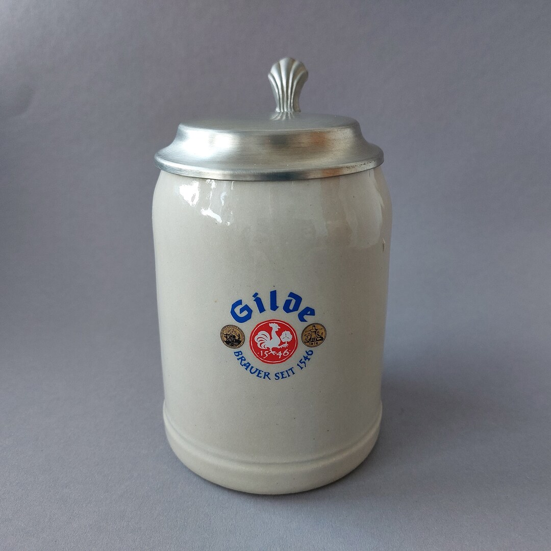 Tankard With Lid, Beer Mug, Gilde Brewery - Etsy