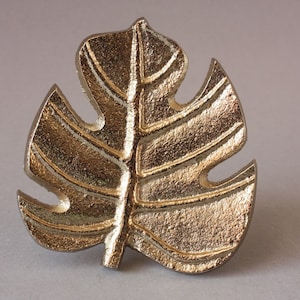 Monstera Door Knob 4.72", Leaf Handle for Chest of Drawers, Jungle Door ...