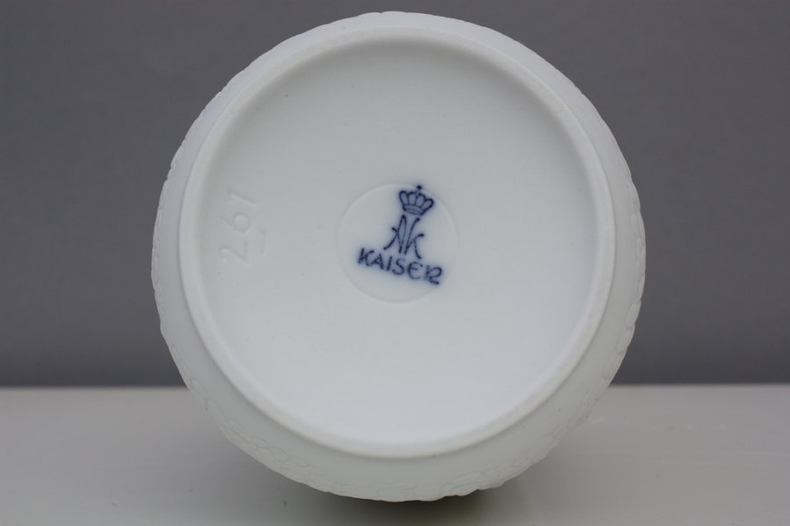 AK Kaiser Germany Bisque Vase Porcelain Home Decor White - Etsy