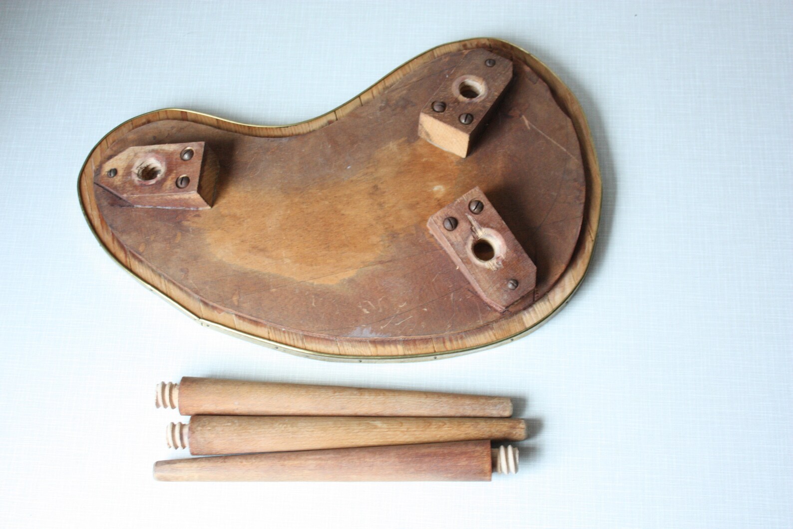 Small Coffee Table Kidney Shaped / Plant Stand / Side Table / - Etsy