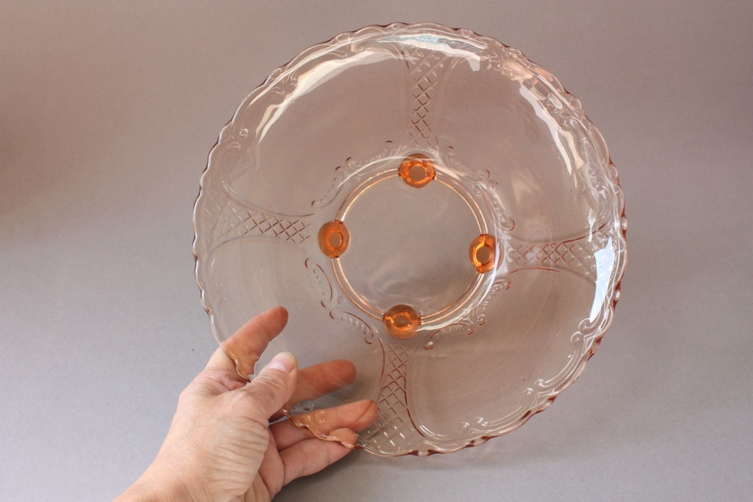 Rosaline Glass Bowl Vintage, Antique Decor - Etsy