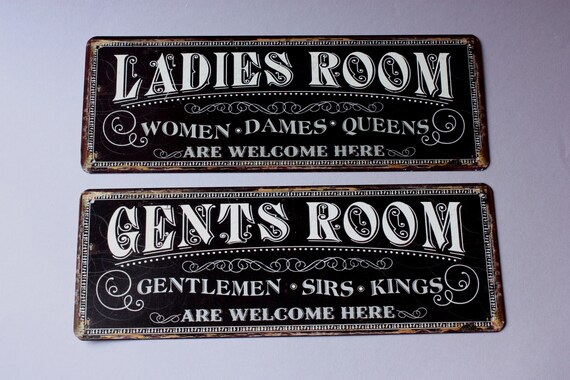 Ladies Room Door