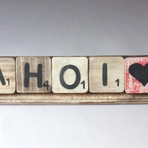 Scrabble Letter Holder, Letter Board, Letter Stand - Etsy