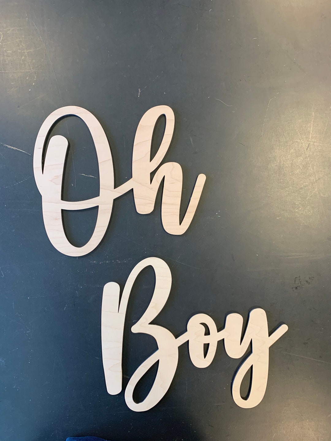 Oh Boy Wood Cut Out - Etsy