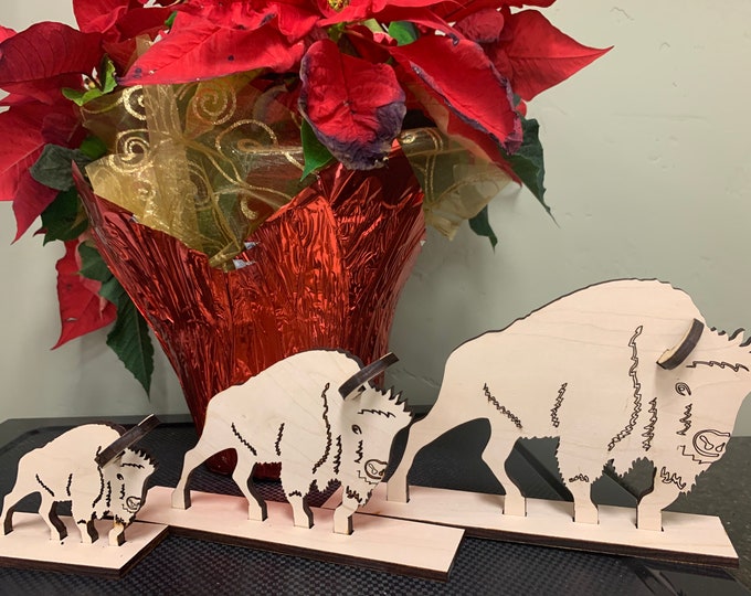 Buffalo 3D SVG File - Etsy