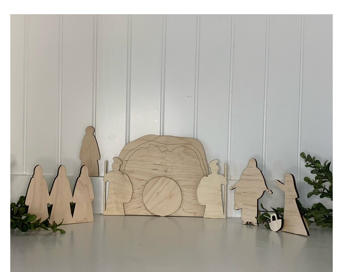 Easter Creche 1/4 Inch - Etsy