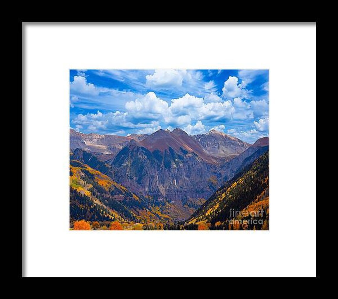 Ingram Falls Telluride Colorado Beautiful Mountain on a Fall - Etsy