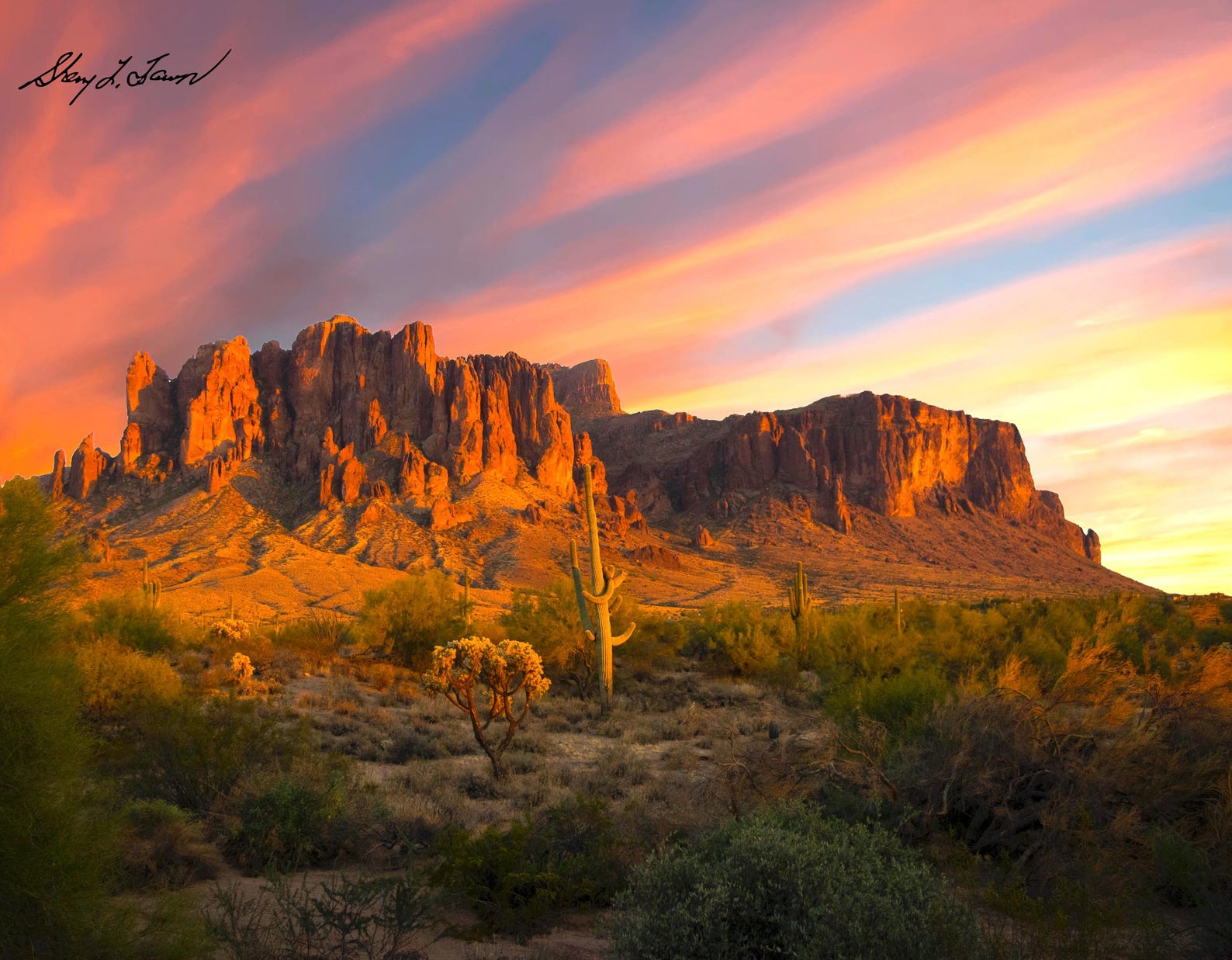 Superstition Mountains- the Mesa's, Fine Art Photography Print, Arizona ...