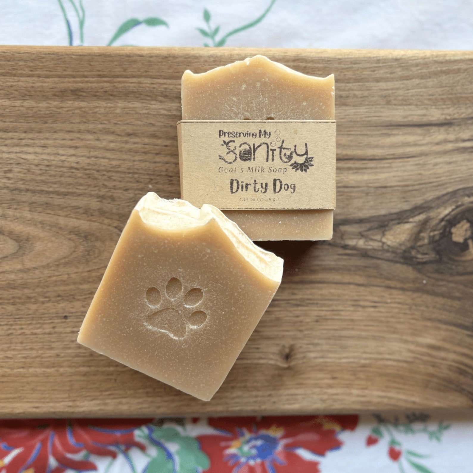 Oatmeal Dog Soap With Goat's Milk and Beef Tallow | Handcrafted in ...