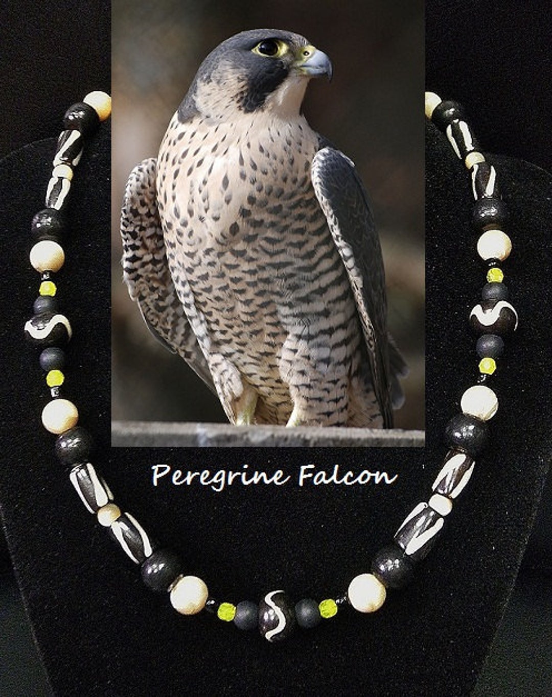 Peregrine Falcon Artisan Handcrafted Genuine Mother of Pearl, Shell ...