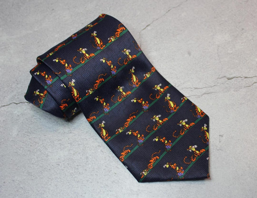 Vintage Tie. Tigger Necktie, Disneyana Tie. Winnie the Pooh and Friends ...