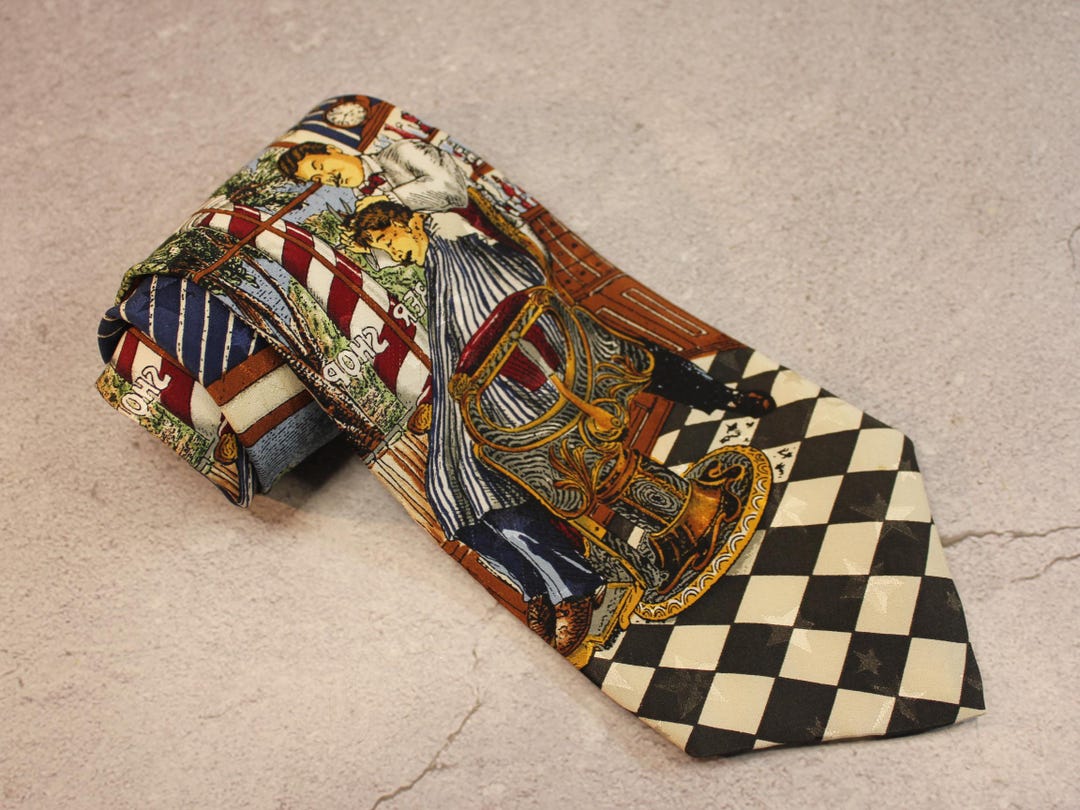 Vintage Tie. Americana Series, the Haircut 1923. Birthday, Barber, or ...