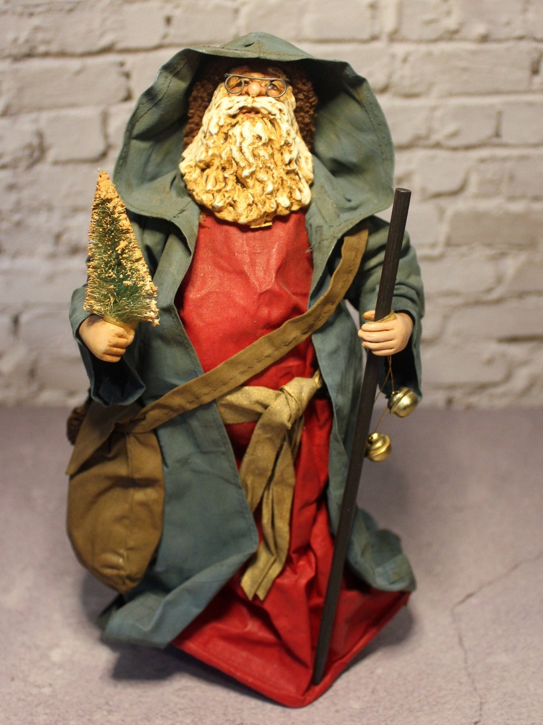 Vintage Santa Claus Decoration Clothtique by Possible Dreams. Santa ...