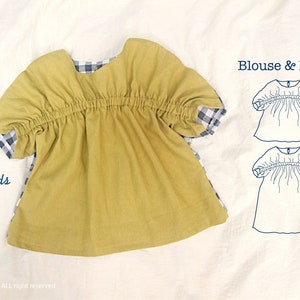 D20/ Kids Sewing Pattern/pdf Sewing Pattern/blouse and Dress Pattern ...