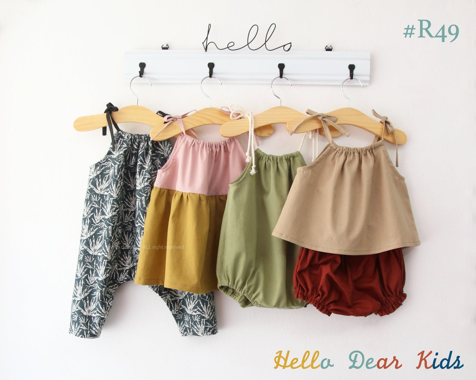 R49/ Sewing Pattern / PDF Sewing Pattern / 4 Bundle Romper and | Etsy