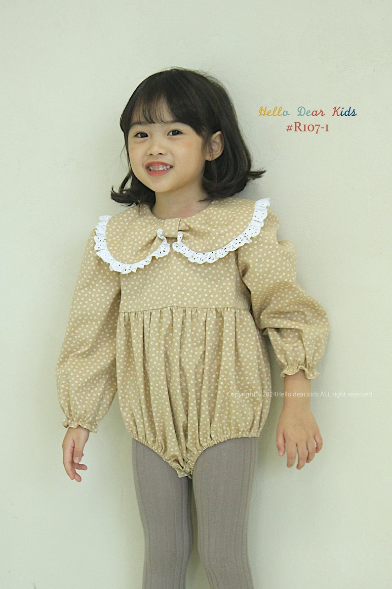 Romper/r107-1/kids Sewing Pattern/pdf Sewing Pattern/ A4 or Letter Size ...