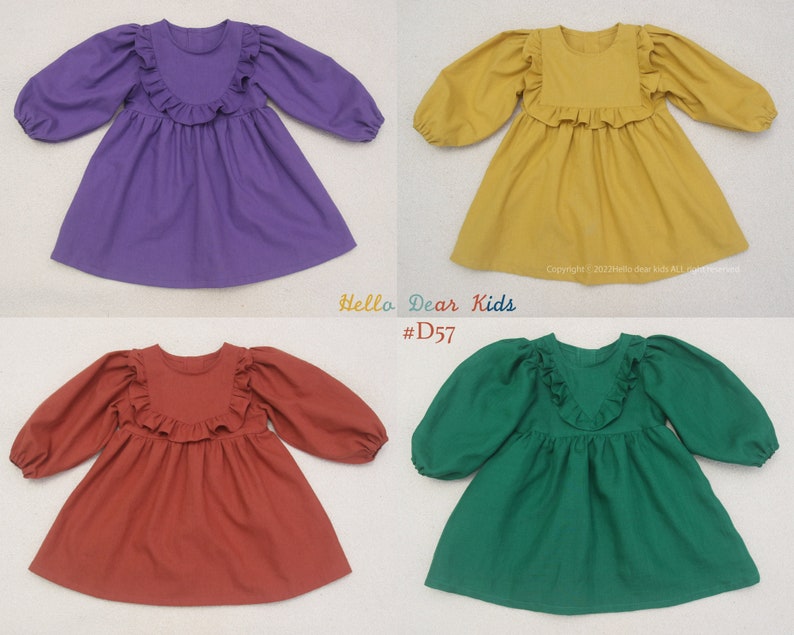 D57/ Kids Sewing Pattern/pdf Sewing Pattern/bundle Dress - Etsy