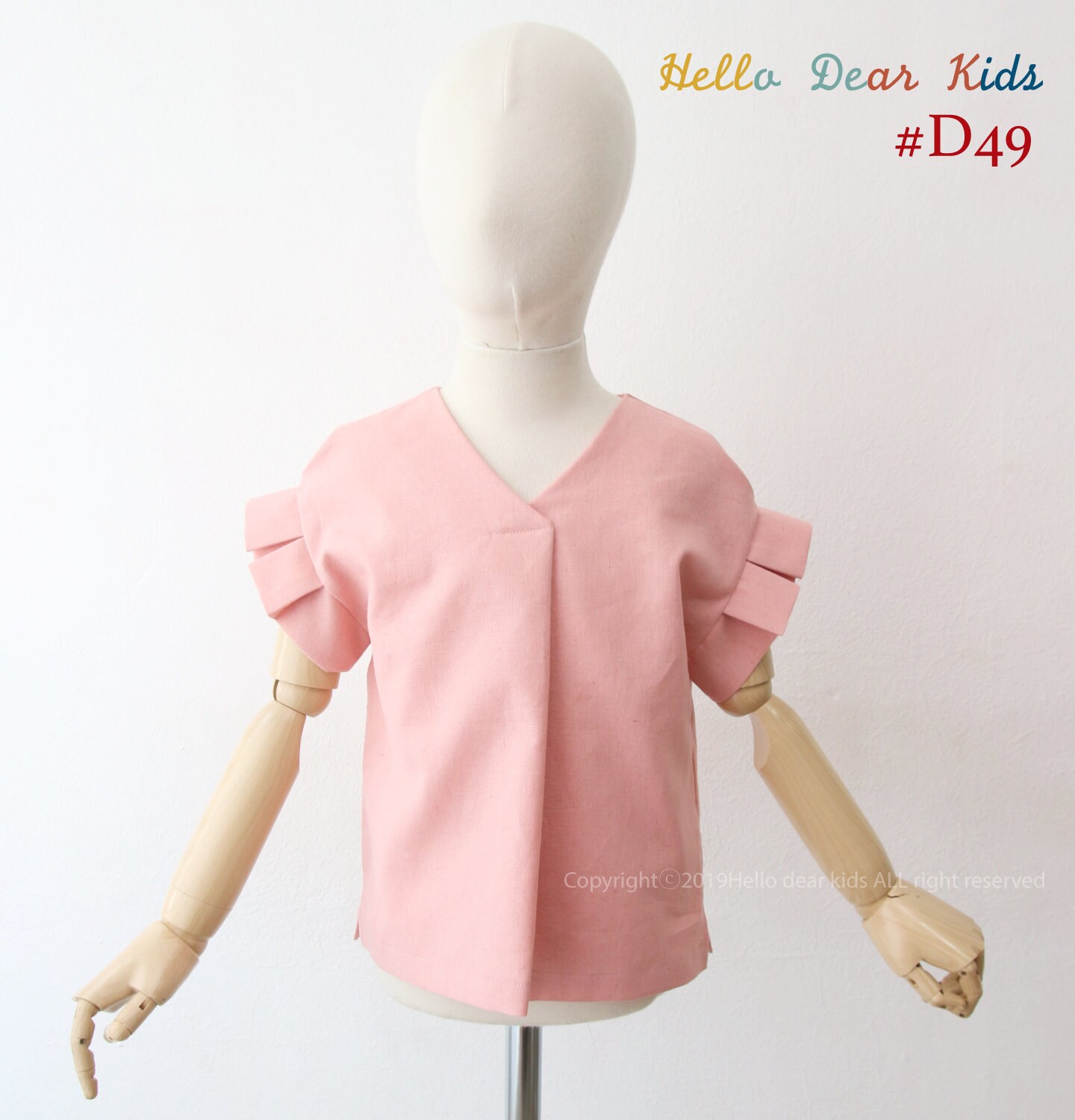 Kids Sewing Pattern /PDF Sewing Pattern/ Blouse and Dress With | Etsy