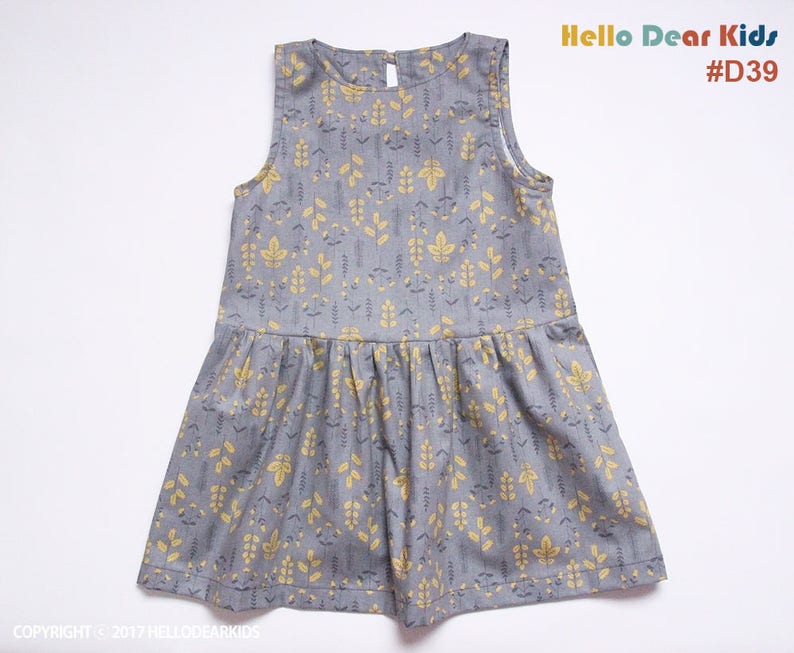 4 Basic Dress - Bundle Patterns / D39 / Kids Sewing Pattern /PDF Sewing ...