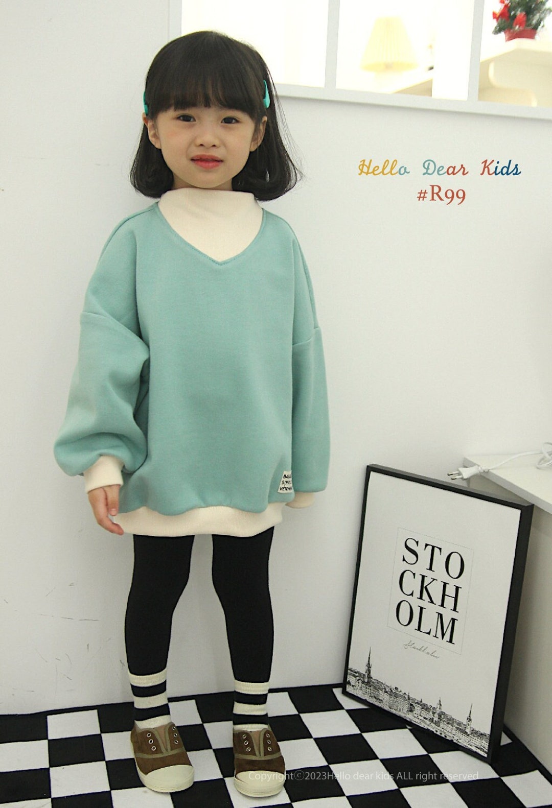 R99/ Sewing Pattern / PDF Sewing Pattern/neck Band T-shirts / Kids ...