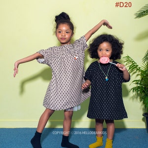 D20/ Kids Sewing Pattern/pdf Sewing Pattern/blouse and Dress Pattern ...